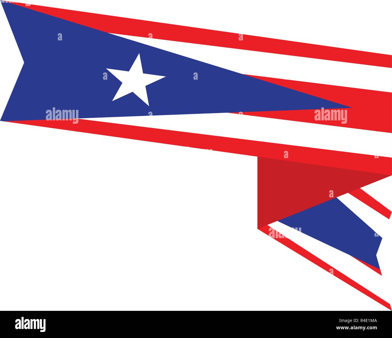 Flag of Puerto Rico Stock Vector Image & Art - Alamy
