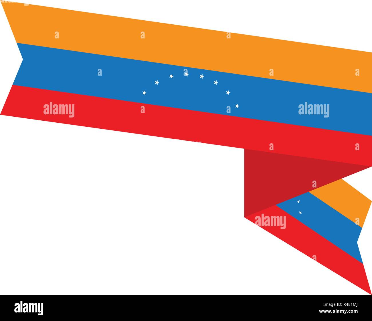 Venezuelan national flag waving on Stock Vector Images - Alamy