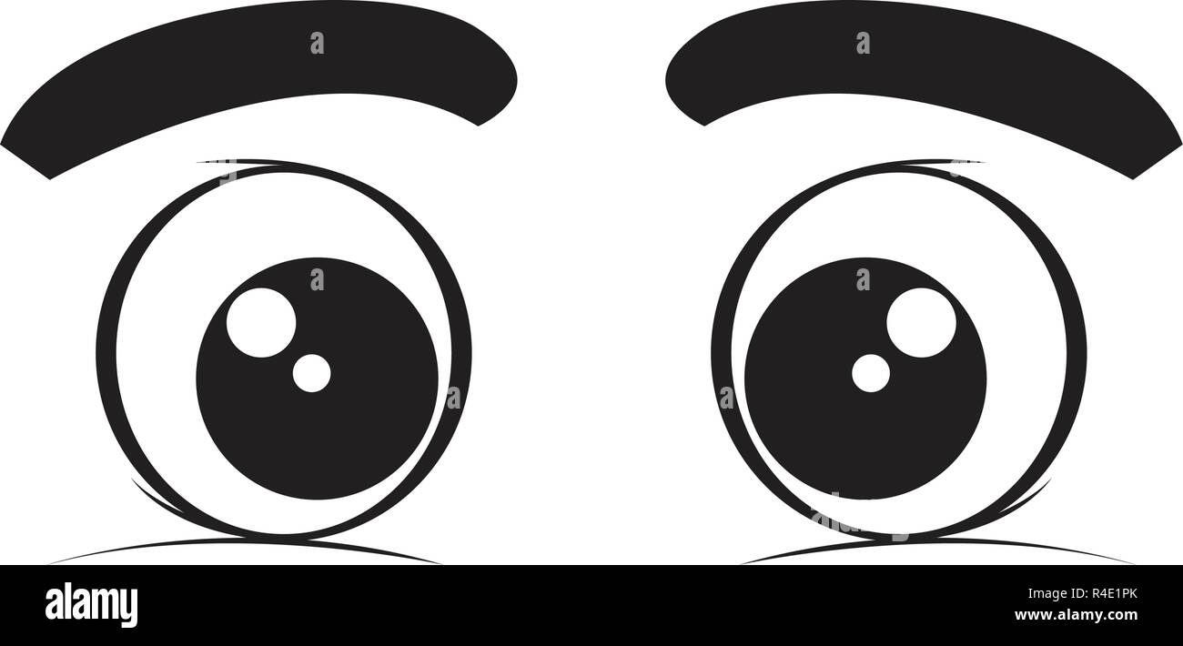 Tender eyes cartoon Stock Vector Image & Art - Alamy