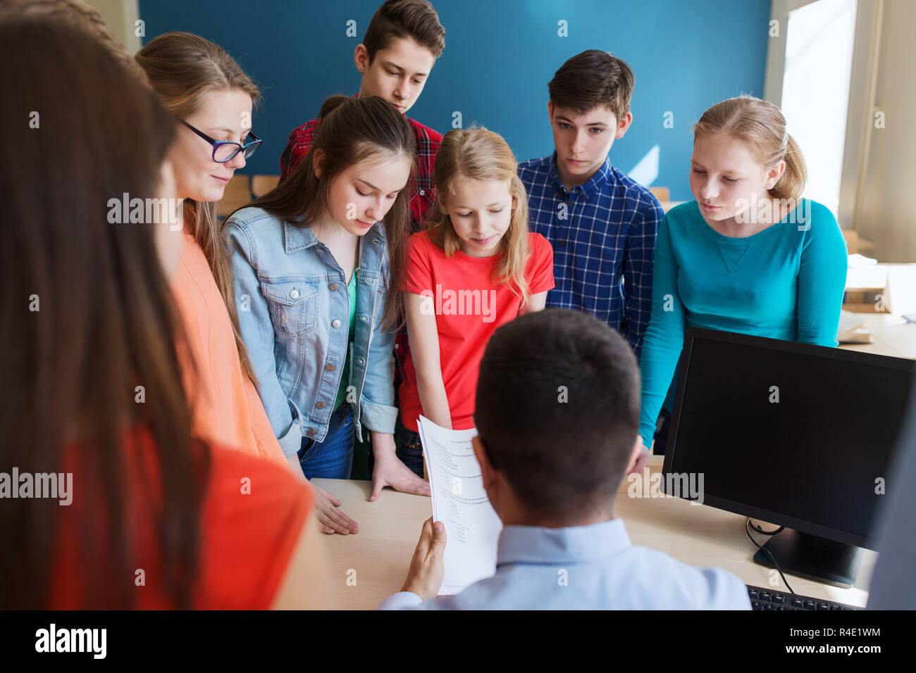 Public school student testing hi-res stock photography and images - Alamy
