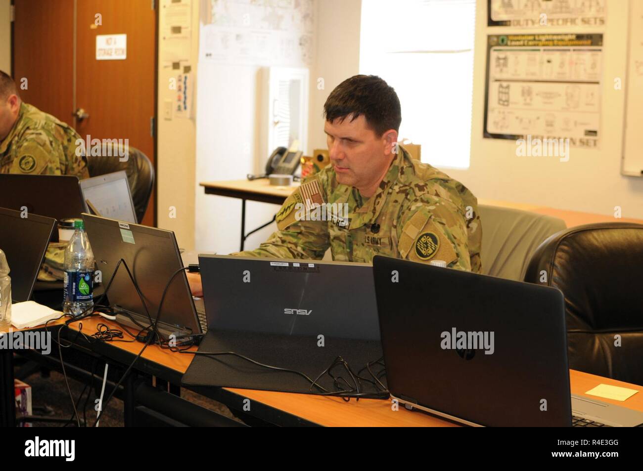 Sgt. James Mitchell, a cyber forensics expert with the Maryland Army ...