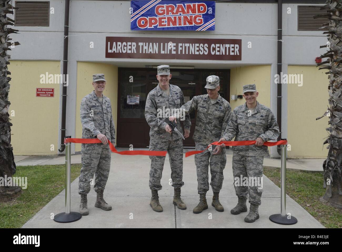 U.S. Air Force Col. Todd Straton, 39th Mission Support Group commander ...