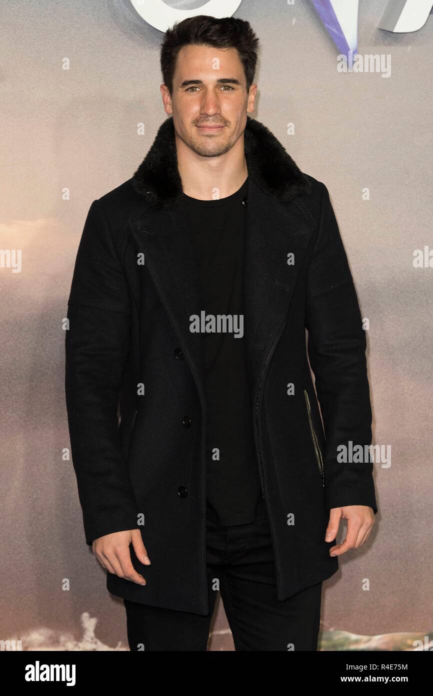 Josh Patterson attends AQUAMAN - World Premiere. London, UK. 26/11/2018 ...