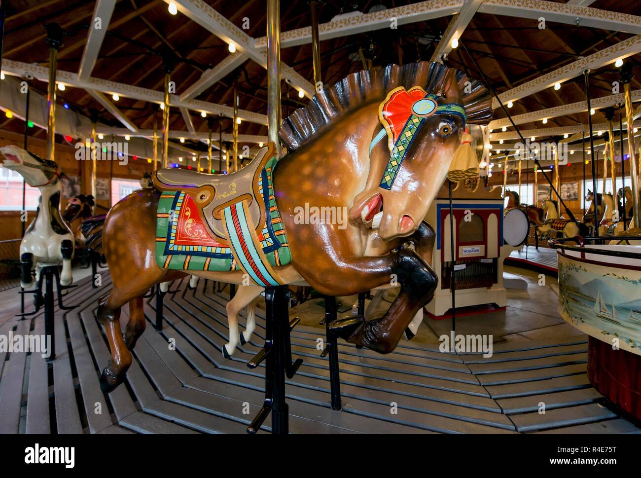North Tonawanda, New York, USA. 26th Nov, 2018. The Herschell Carousel ...