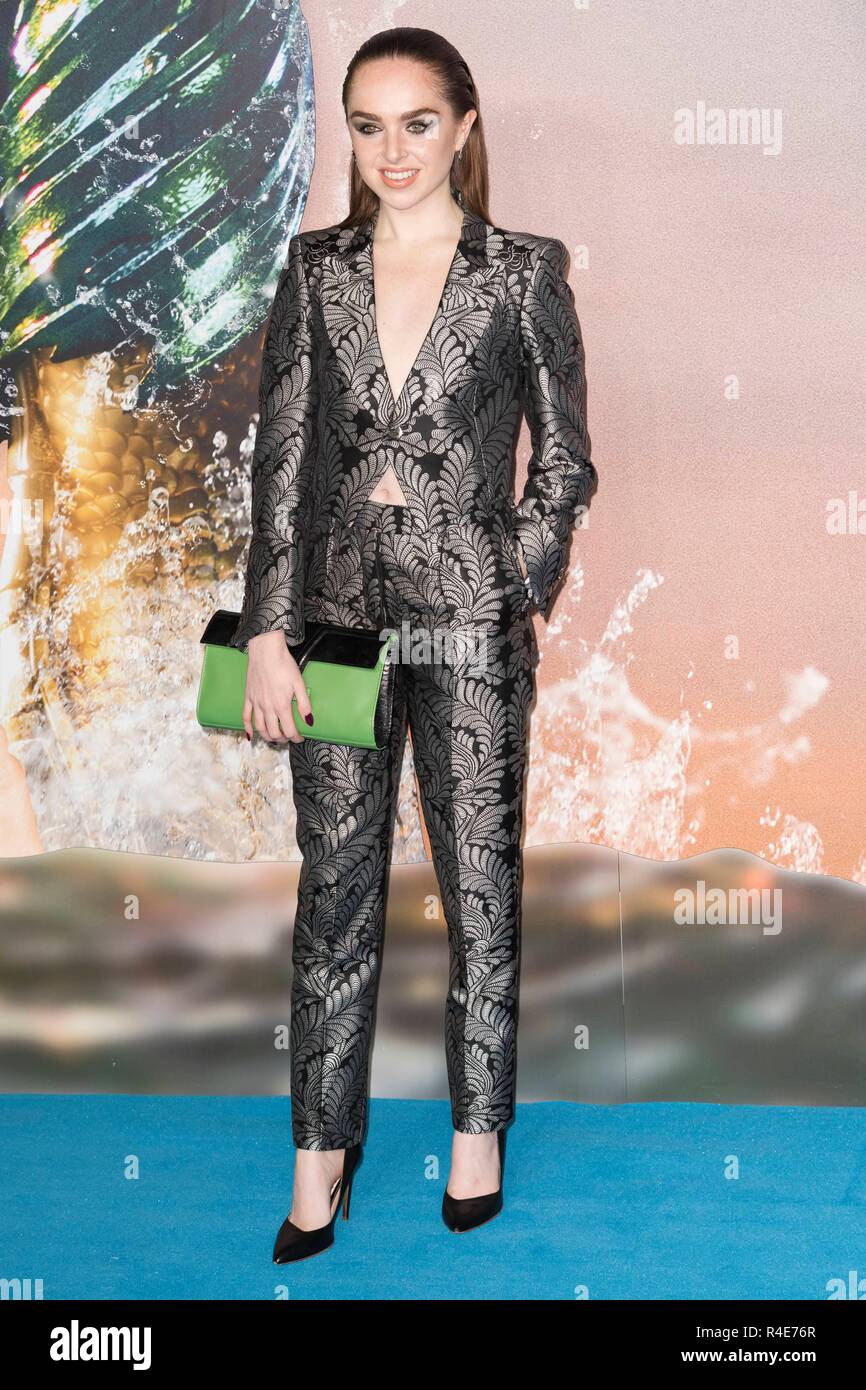 Louisa Connolly-Burnham attends AQUAMAN - World Premiere. London, UK ...
