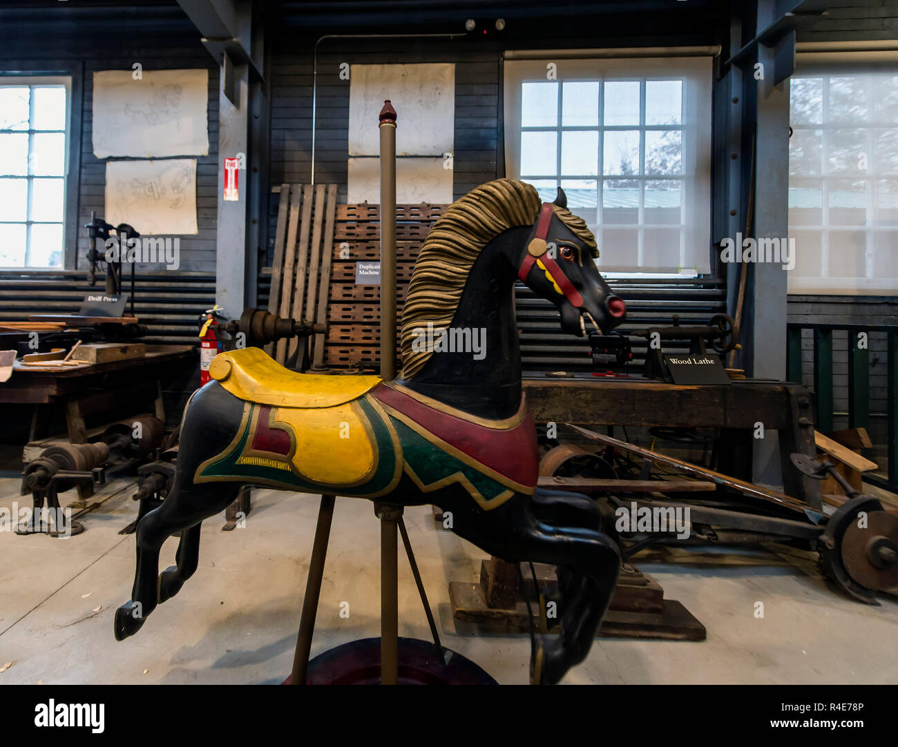 North Tonawanda, New York, USA. 26th Nov, 2018. The Herschell Carousel ...