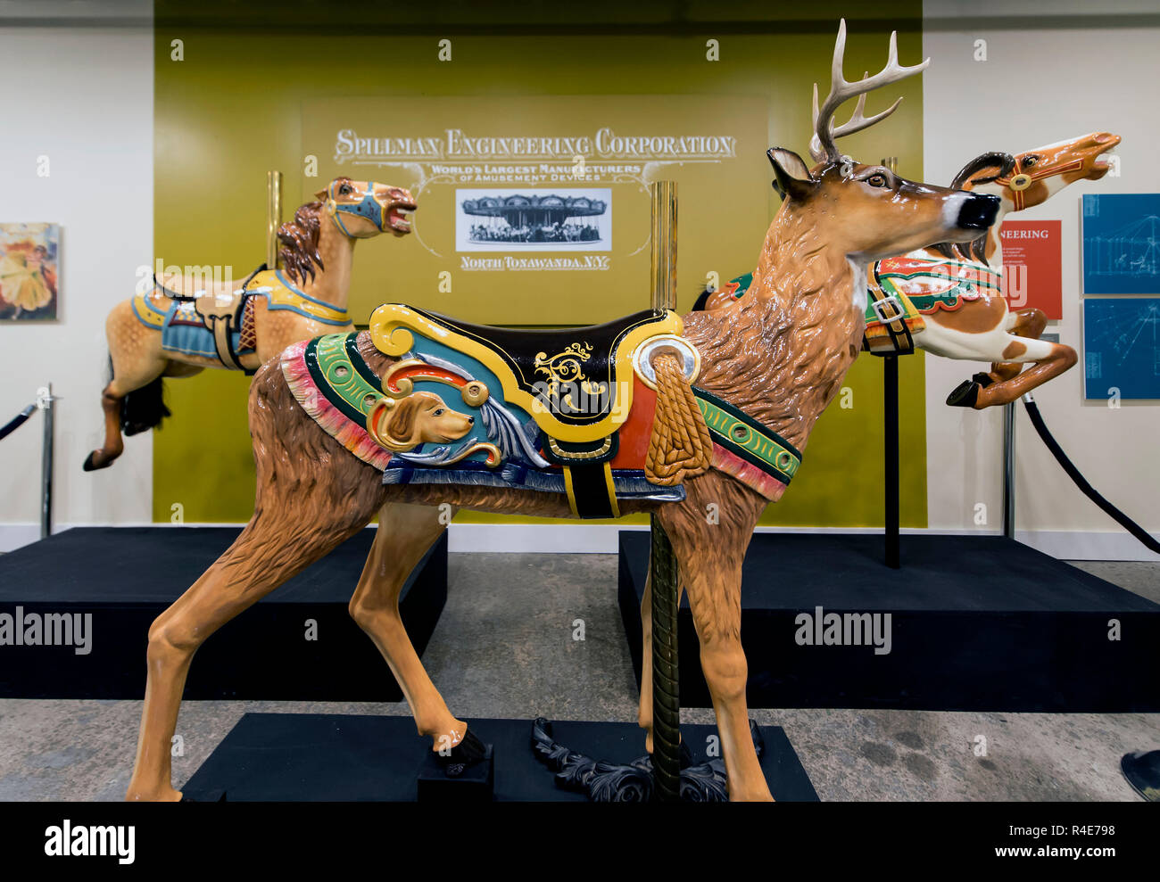 North Tonawanda, New York, USA. 26th Nov, 2018. The Herschell Carousel ...