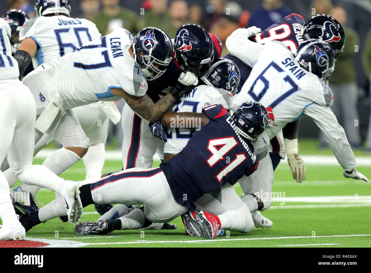 Houston, Texas, USA. 26th Nov, 2018. Houston Texans linebacker Zach ...