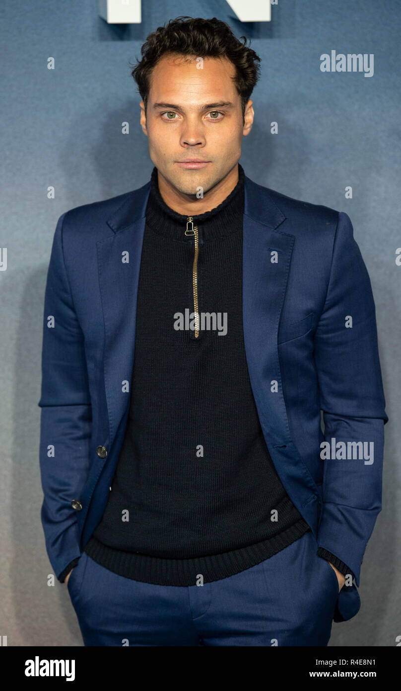 Andy Jordan attends the World Premiere of 'Aquaman' at Cineworld ...