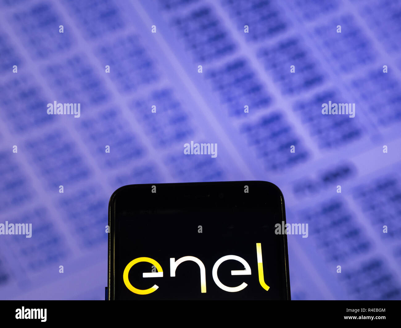 Enel logo hi-res stock photography and images - Alamy