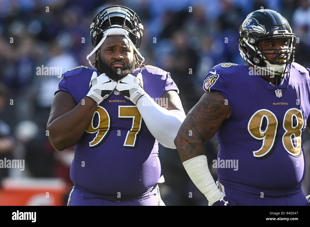 Baltimore, Maryland, USA. 25th Jan, 2018. Defensive Tackle MICHAEL ...