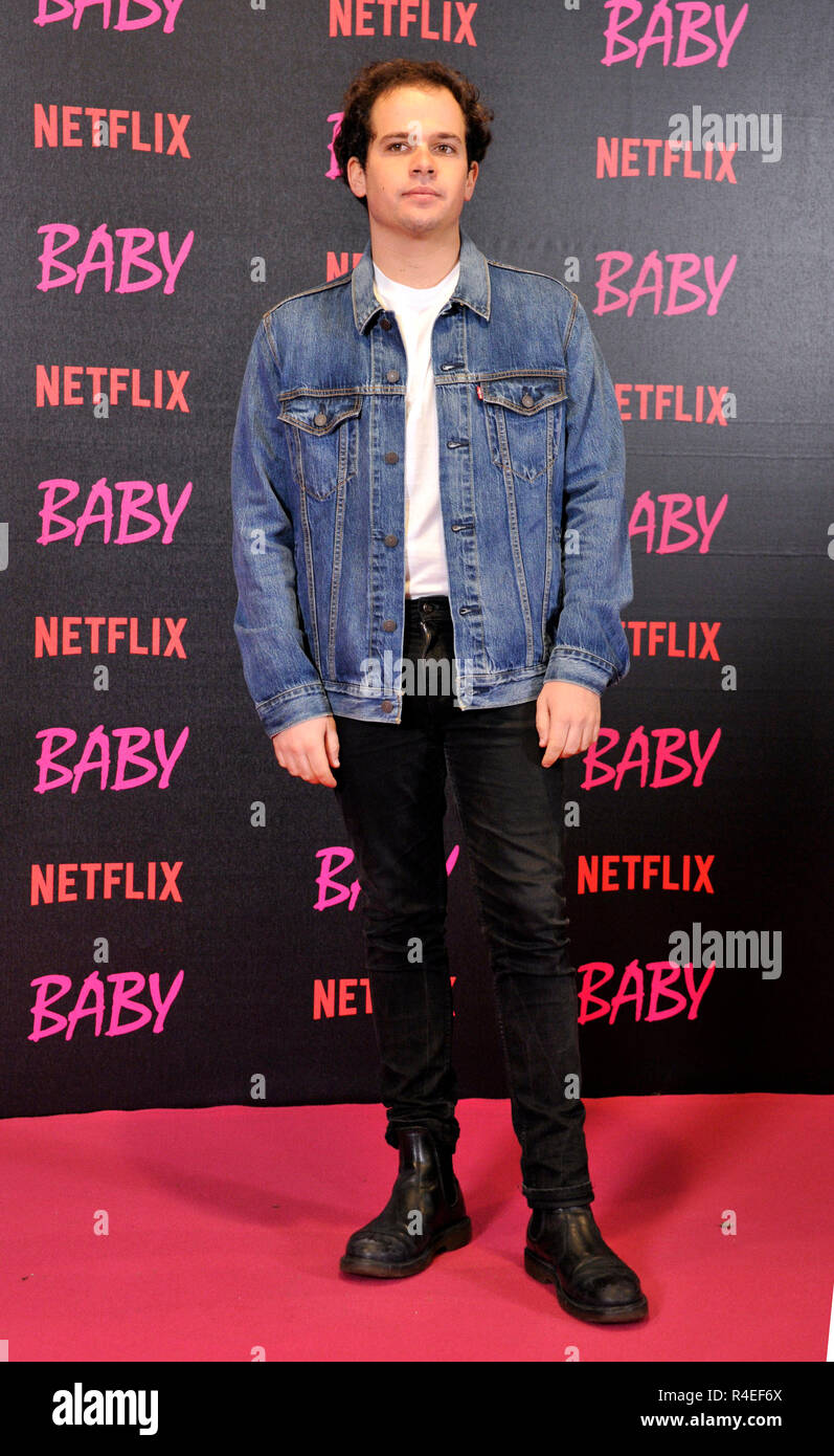 Rome, Italy. 27th Nov, 2018. Rome, photocall of the Netflix Baby ...