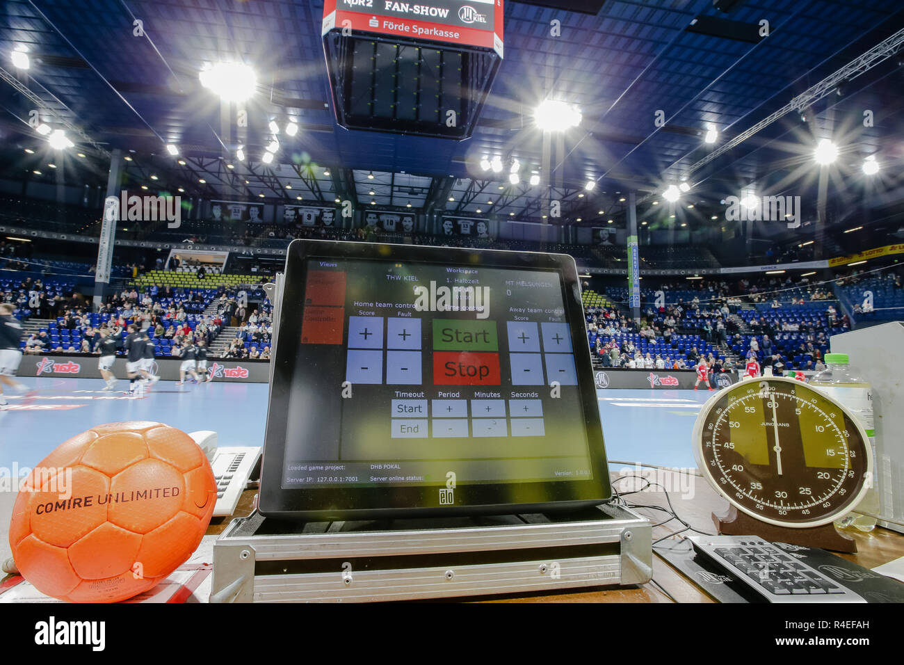 Handball referee table hi-res stock photography and images - Alamy