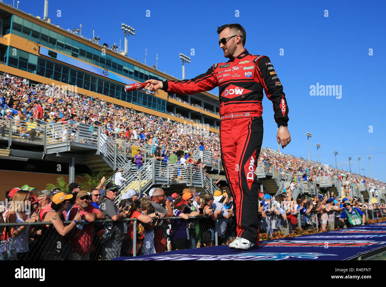Homestead, Fla, USA. 18th Nov, 2018. Austin Dillon, driver of the (3 ...