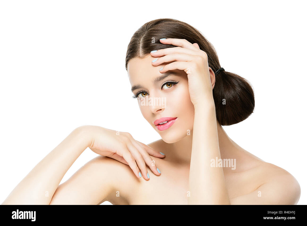 Beautiful girl with perfect skin Stock Photo - Alamy
