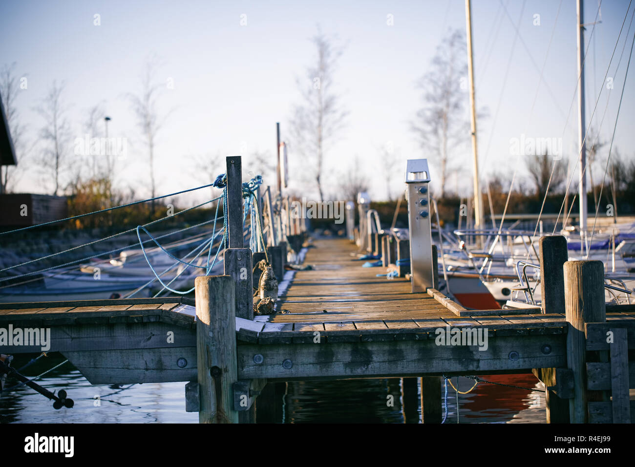 Pier walkway dock Stock Photo - Alamy