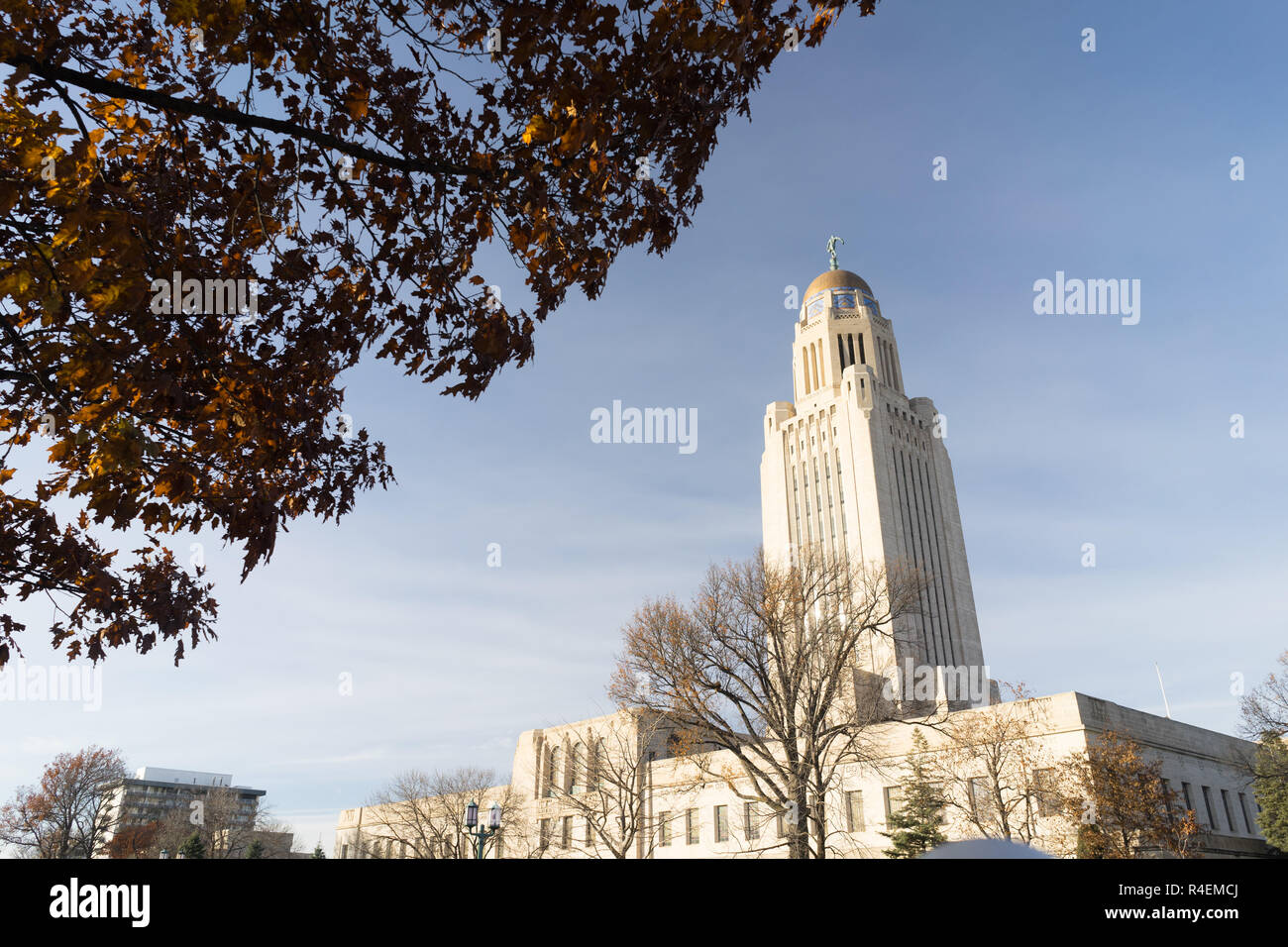 Nebraska capitol rotunda hi-res stock photography and images - Alamy
