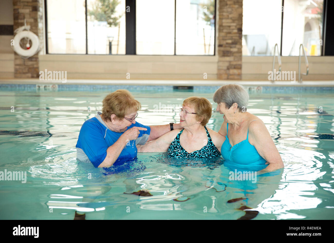 Old People Swimming Pool High Resolution Stock Photography and Images ...