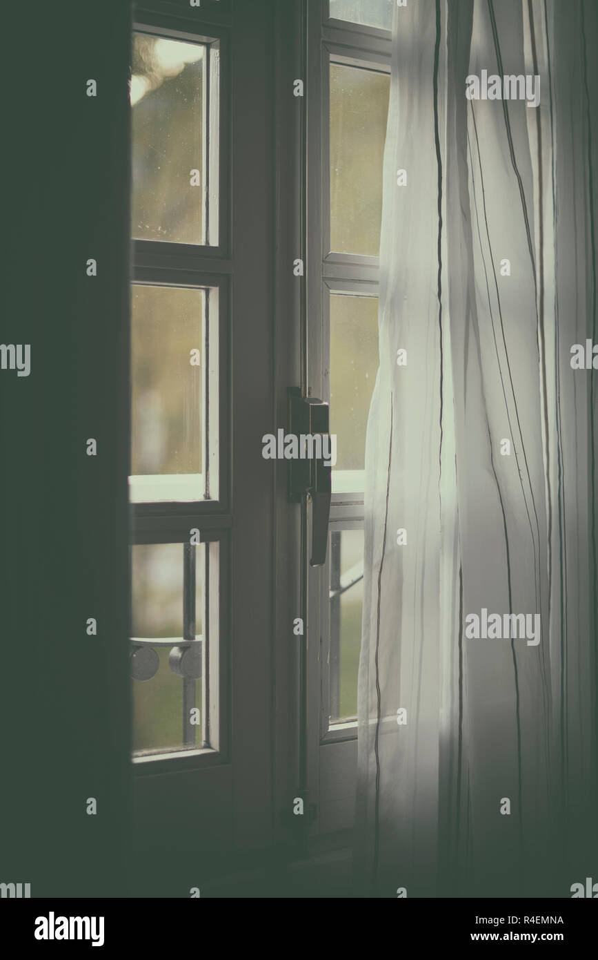 Transparent curtain hi-res stock photography and images - Alamy