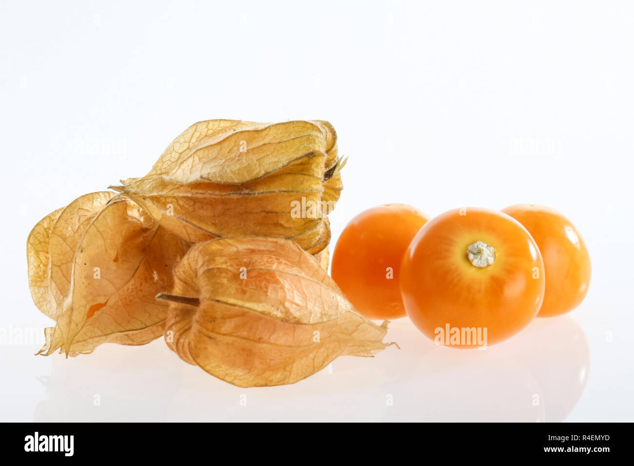 Tropical fruit - Uchuva (Physalis peruviana) on whithe background Stock ...