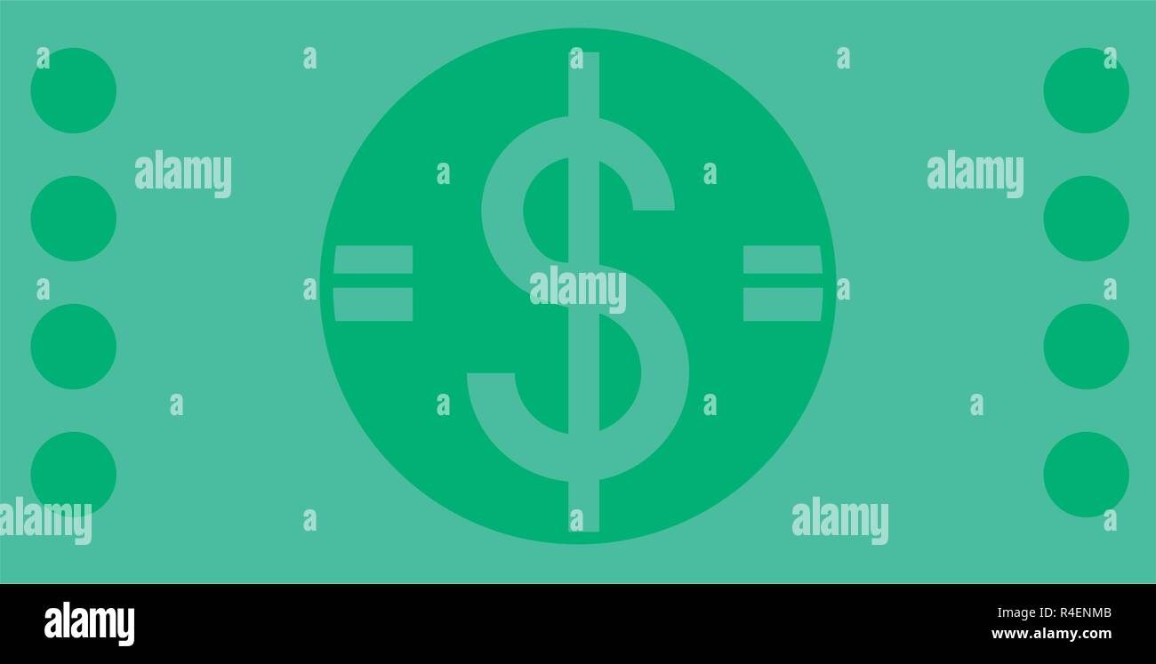 bill dollar isolated icon vector illustration design Stock Vector Image ...