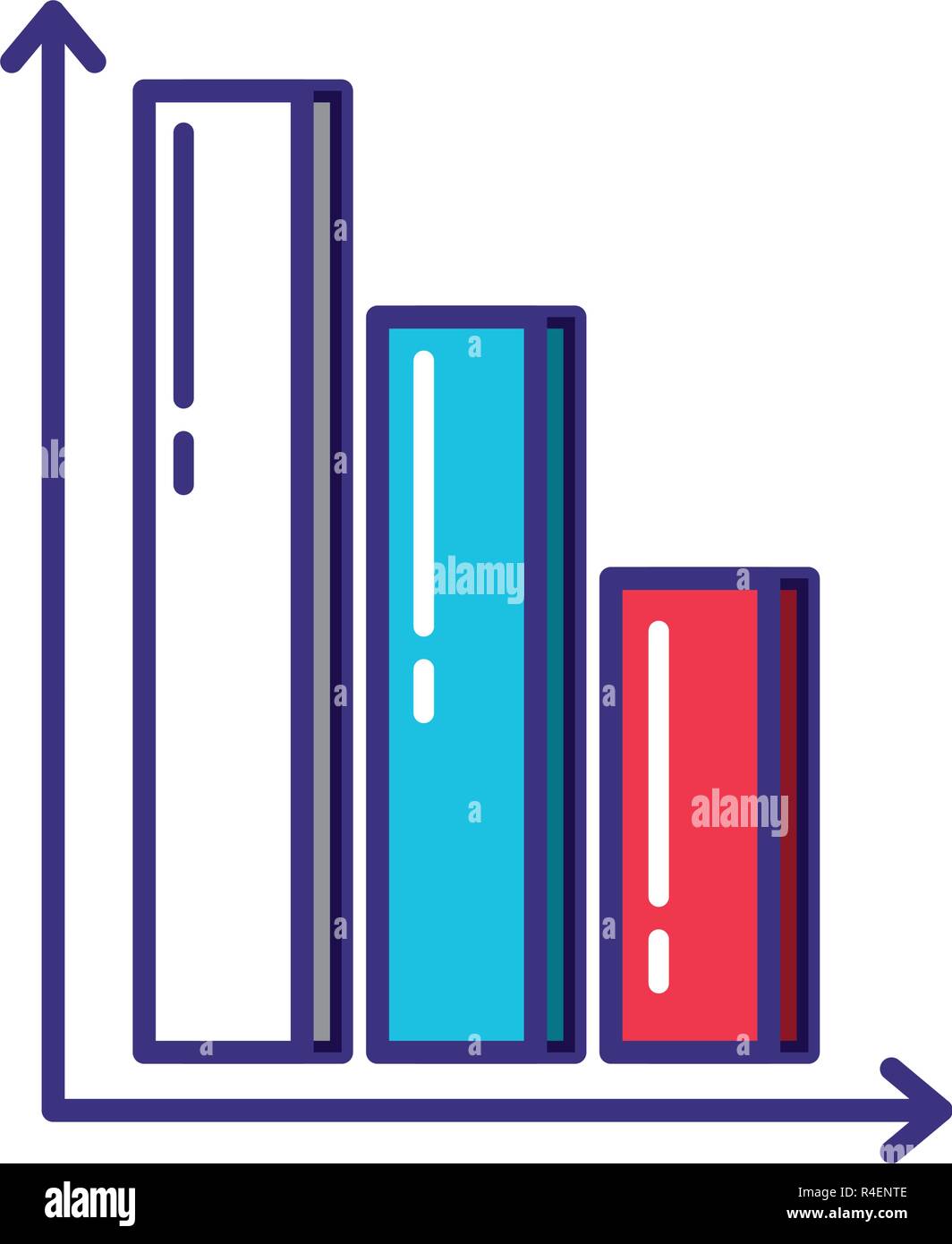 statistics bars infographic icon vector illustration design Stock ...