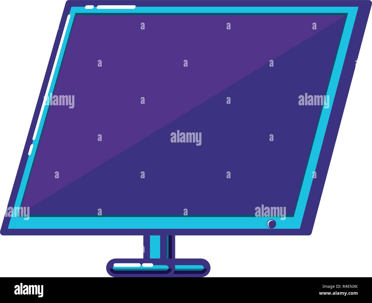 monitor computer desktop icon vector illustration design Stock Vector ...