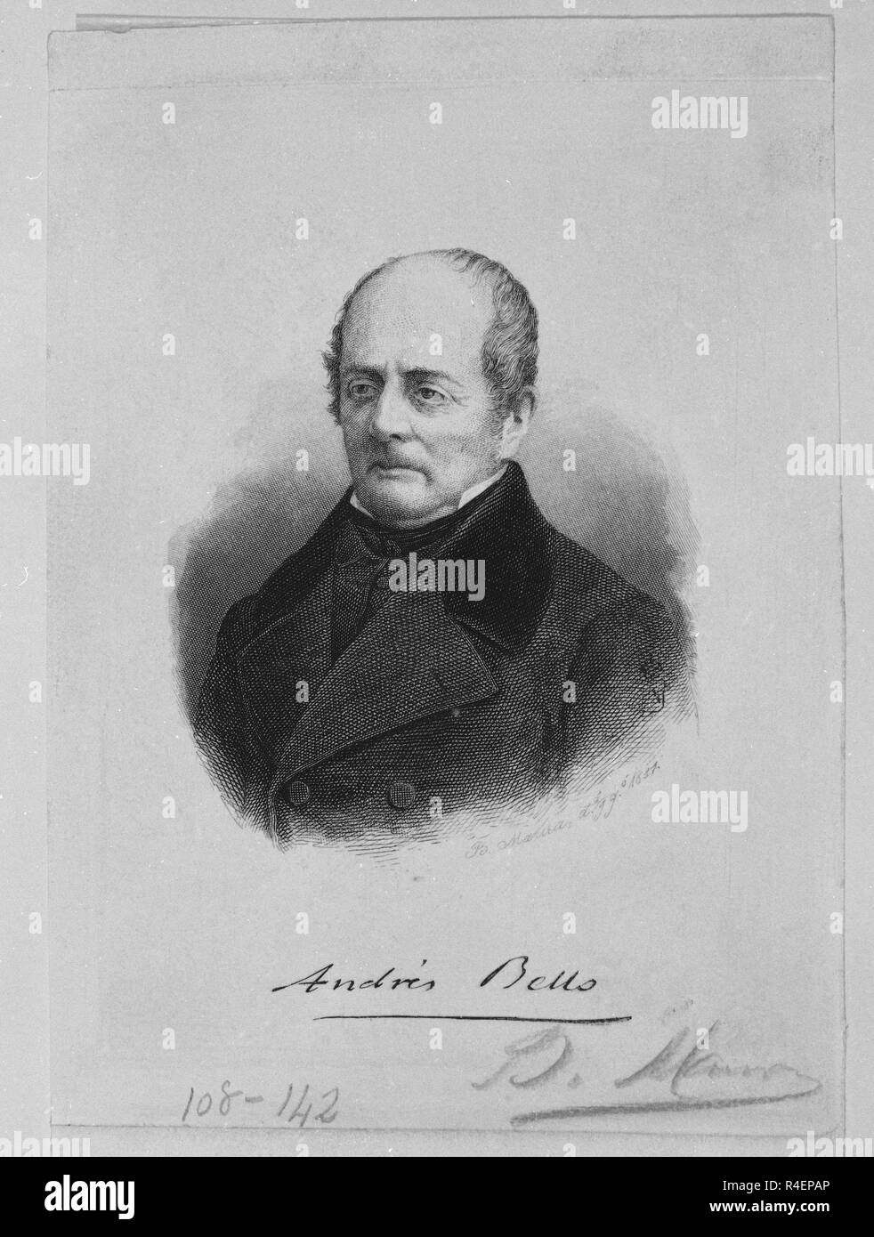 ANDRES BELLO (1781-1865) - ESCRITOR Y POLITICO VENEZOLANO. Location ...