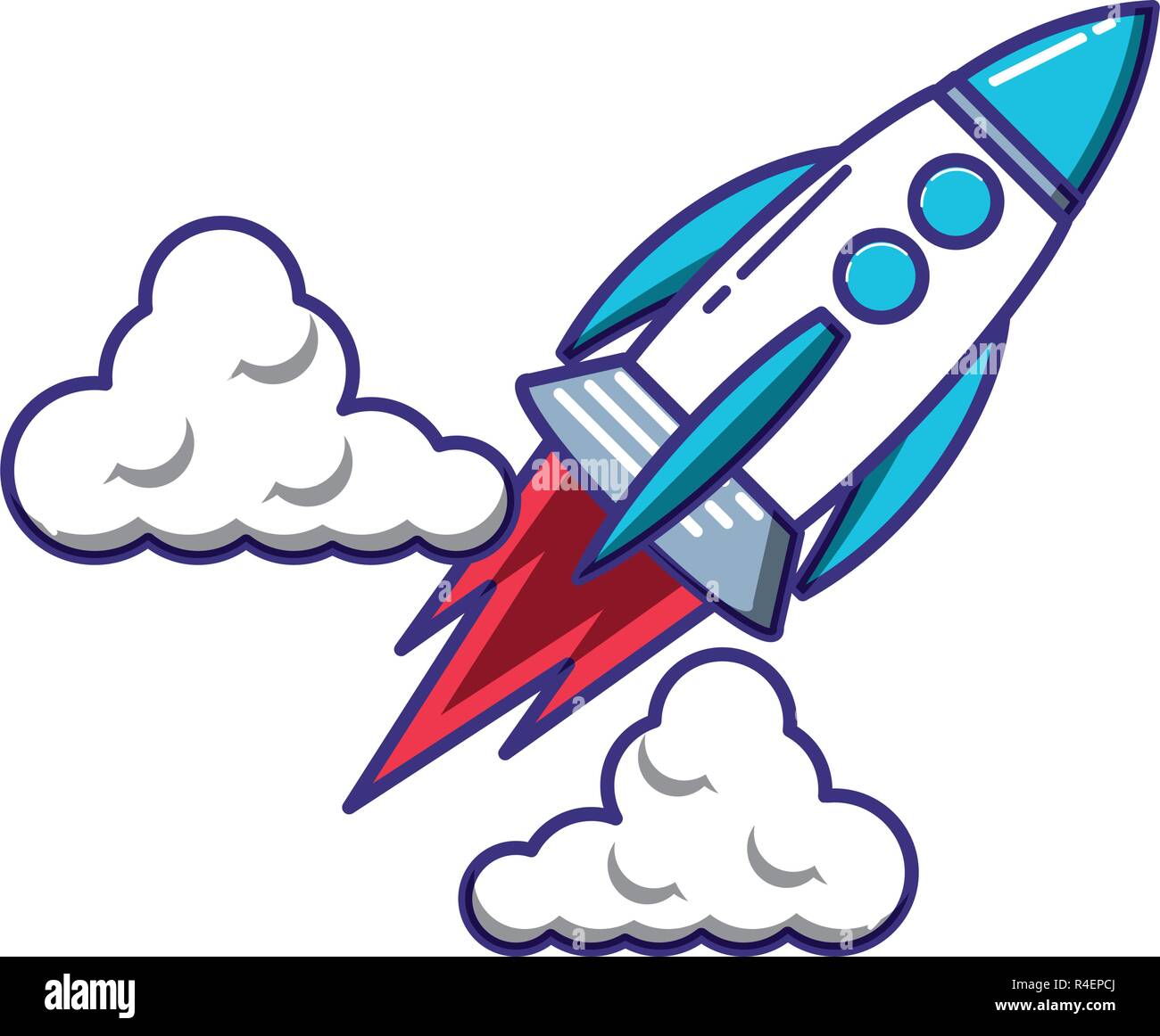 rocket start up icon vector illustration design Stock Vector Image ...