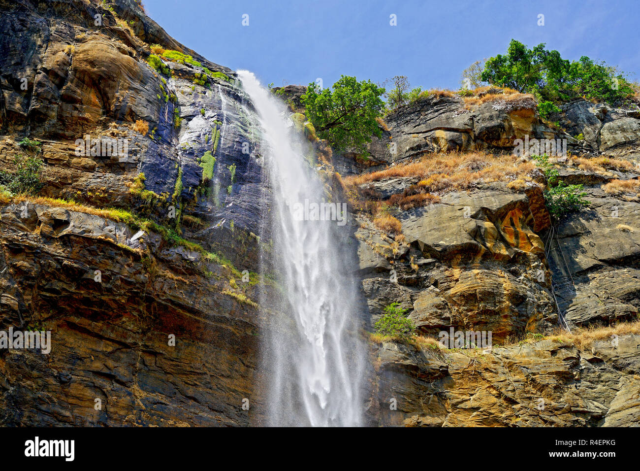 Curug Cikanteh, Geopark Ciletuh, Sukabumi, Indonesia Stock Photo - Alamy