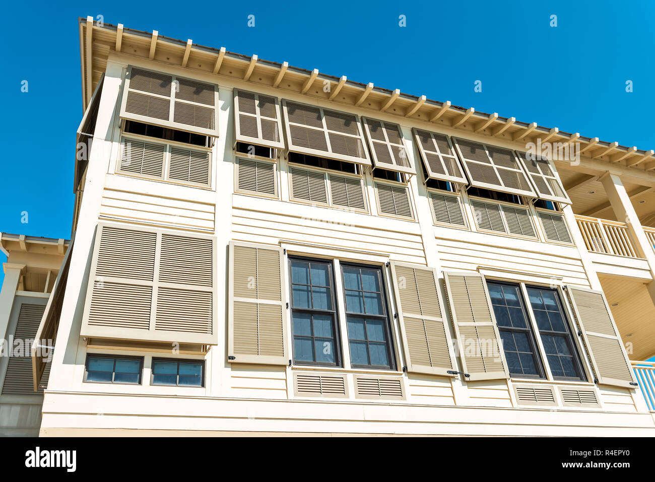 Hurricane shutters hi-res stock photography and images - Alamy