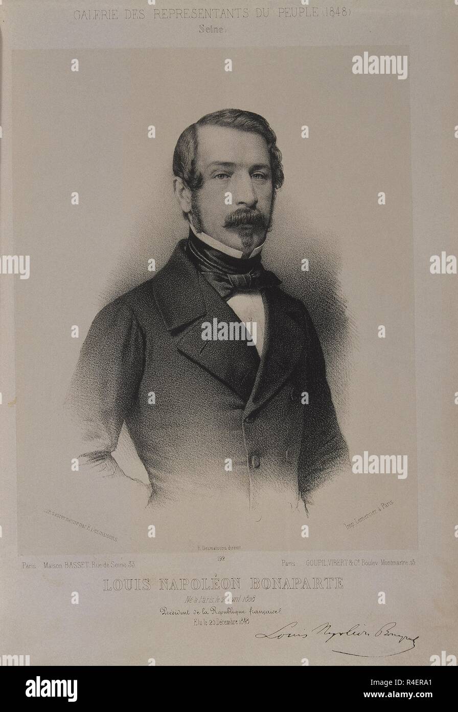 LUIS NAPOLEON BONAPARTE - PRESIDENTE DE LA REPUBLICA FRANCESA ...