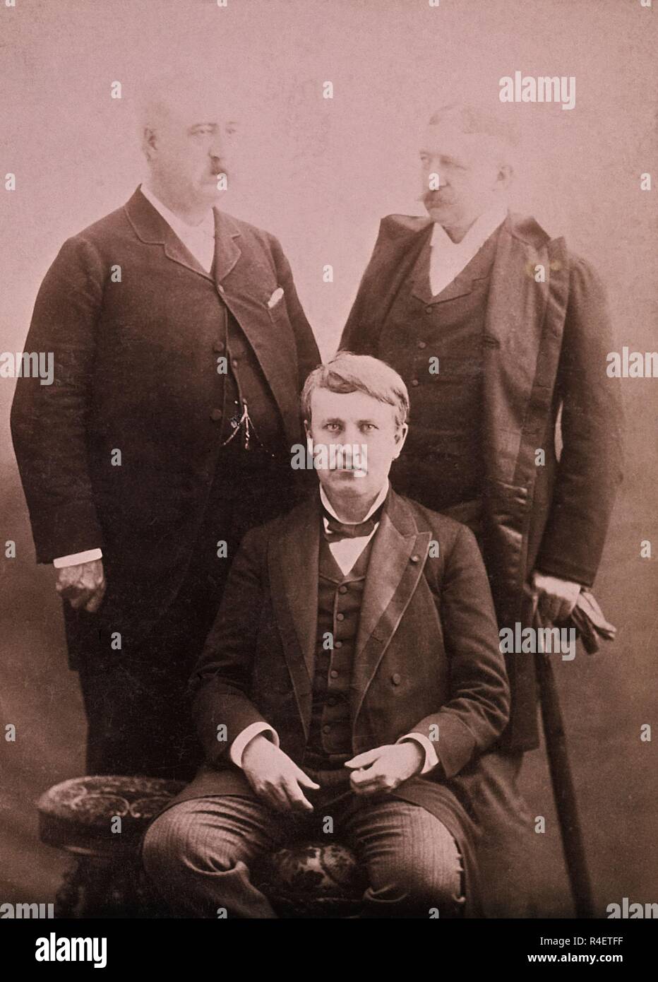 GUILLERMO TAFT (1857-1930) AND THOMAS EDISON (1847/1931). Location ...