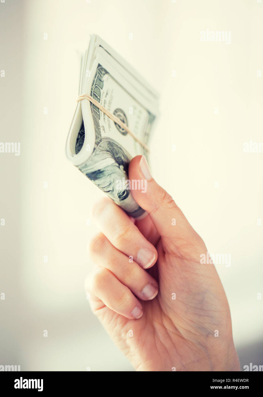 Human hand close up holding hands wealth part of hi-res stock ...
