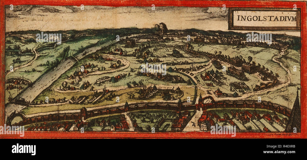 Map of ingolstadt hi-res stock photography and images - Alamy