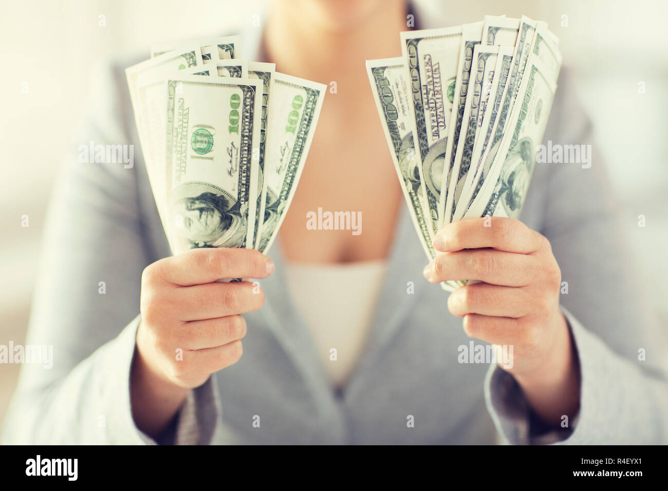 Human hand close up holding hands wealth part of hi-res stock ...