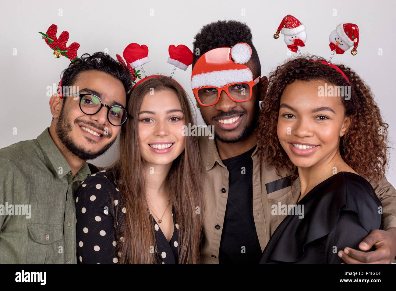 Four friends red wine in hi-res stock photography and images - Alamy