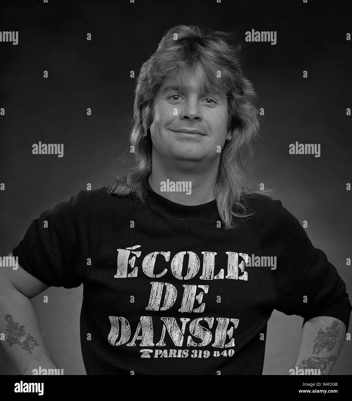 Ozzy osbourne Black and White Stock Photos & Images - Alamy