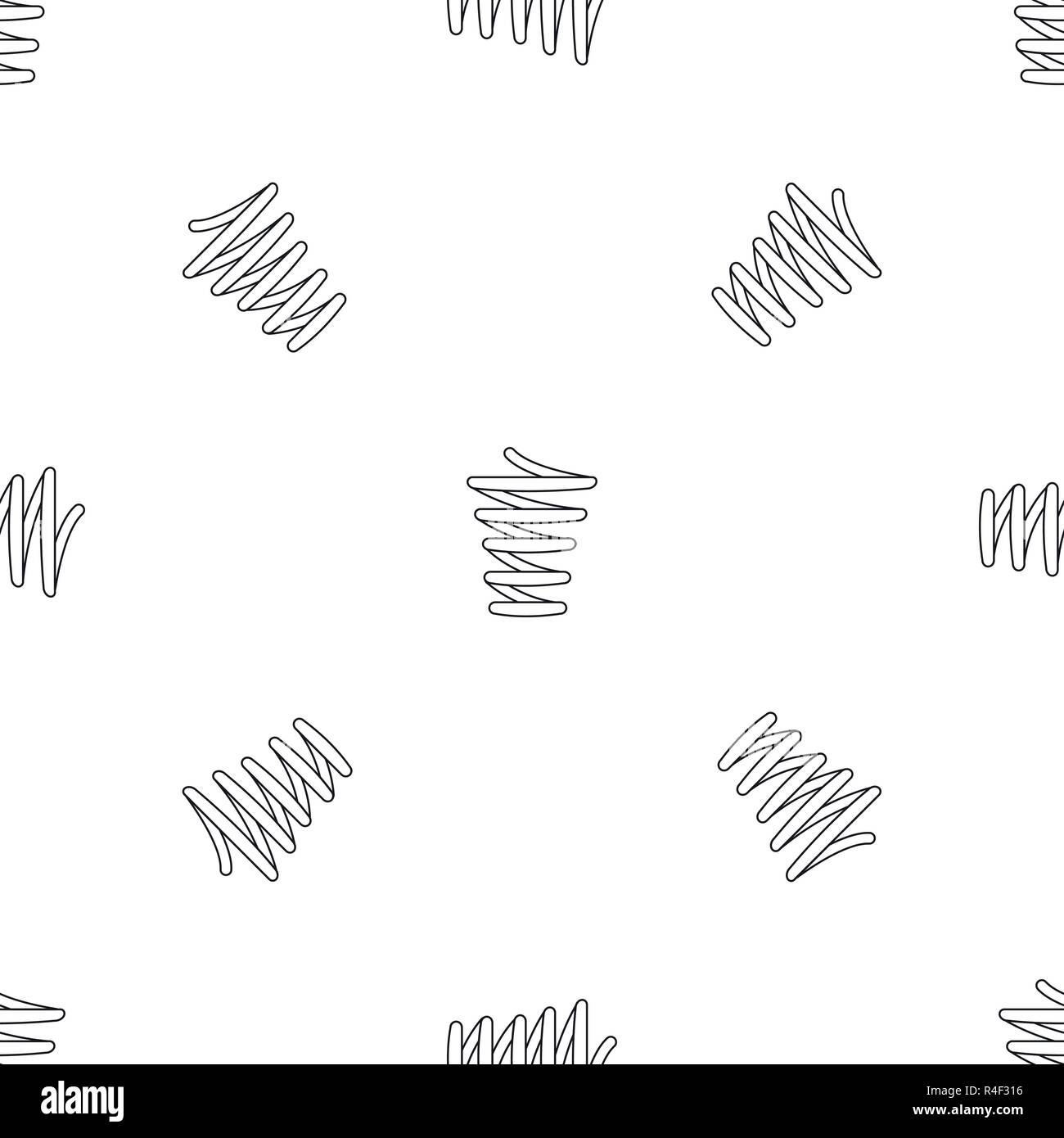 Jump coil pattern seamless vector repeat geometric for any web design ...