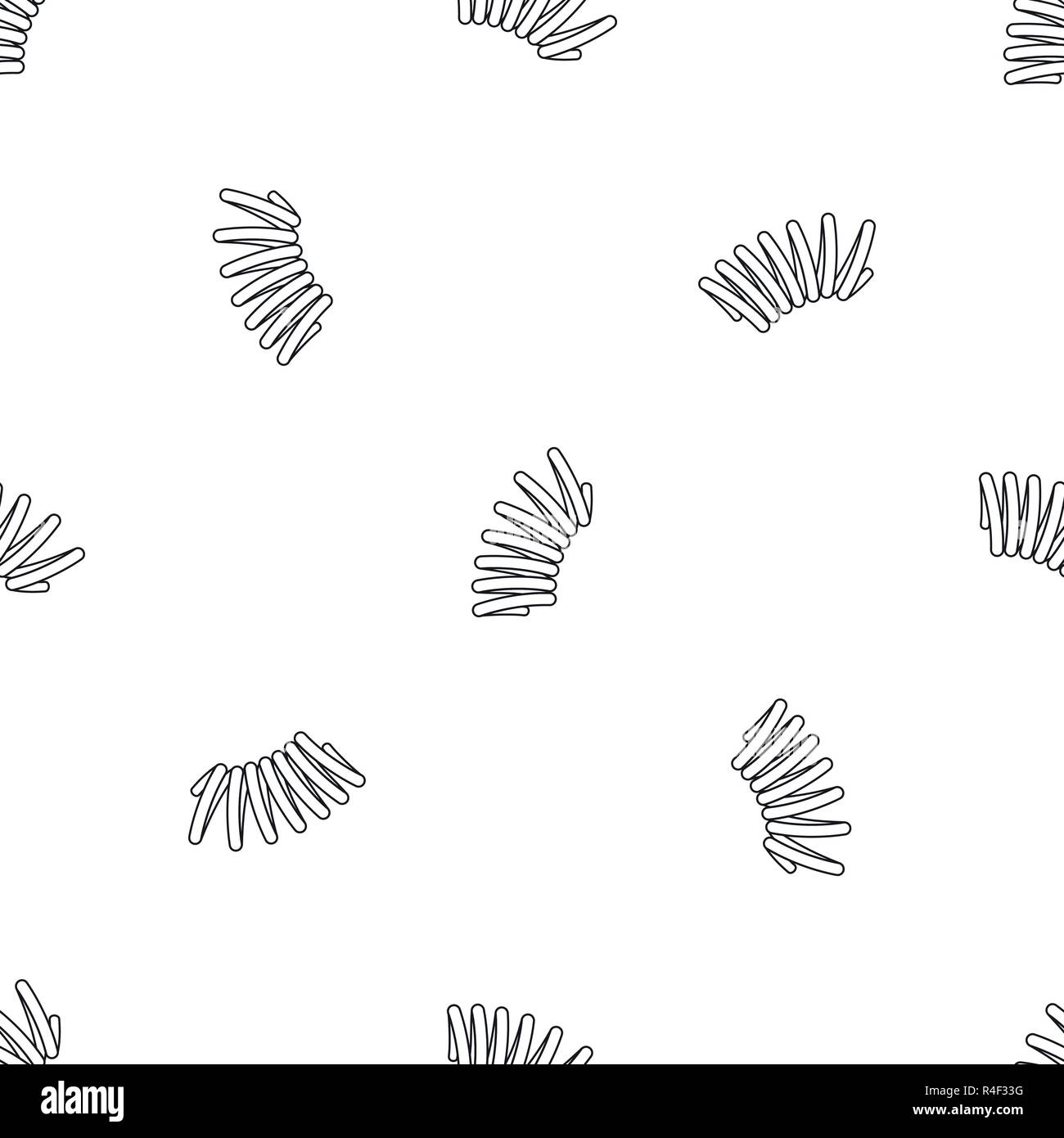 Elastic spring coil pattern seamless vector repeat geometric for any web design Stock Vector ...