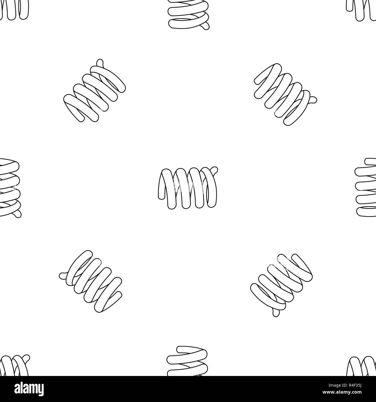 Wire coil pattern seamless vector repeat geometric for any web design Stock Vector Image & Art ...