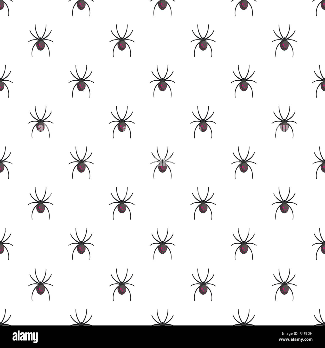Spider pattern seamless vector repeat for any web design Stock Vector ...