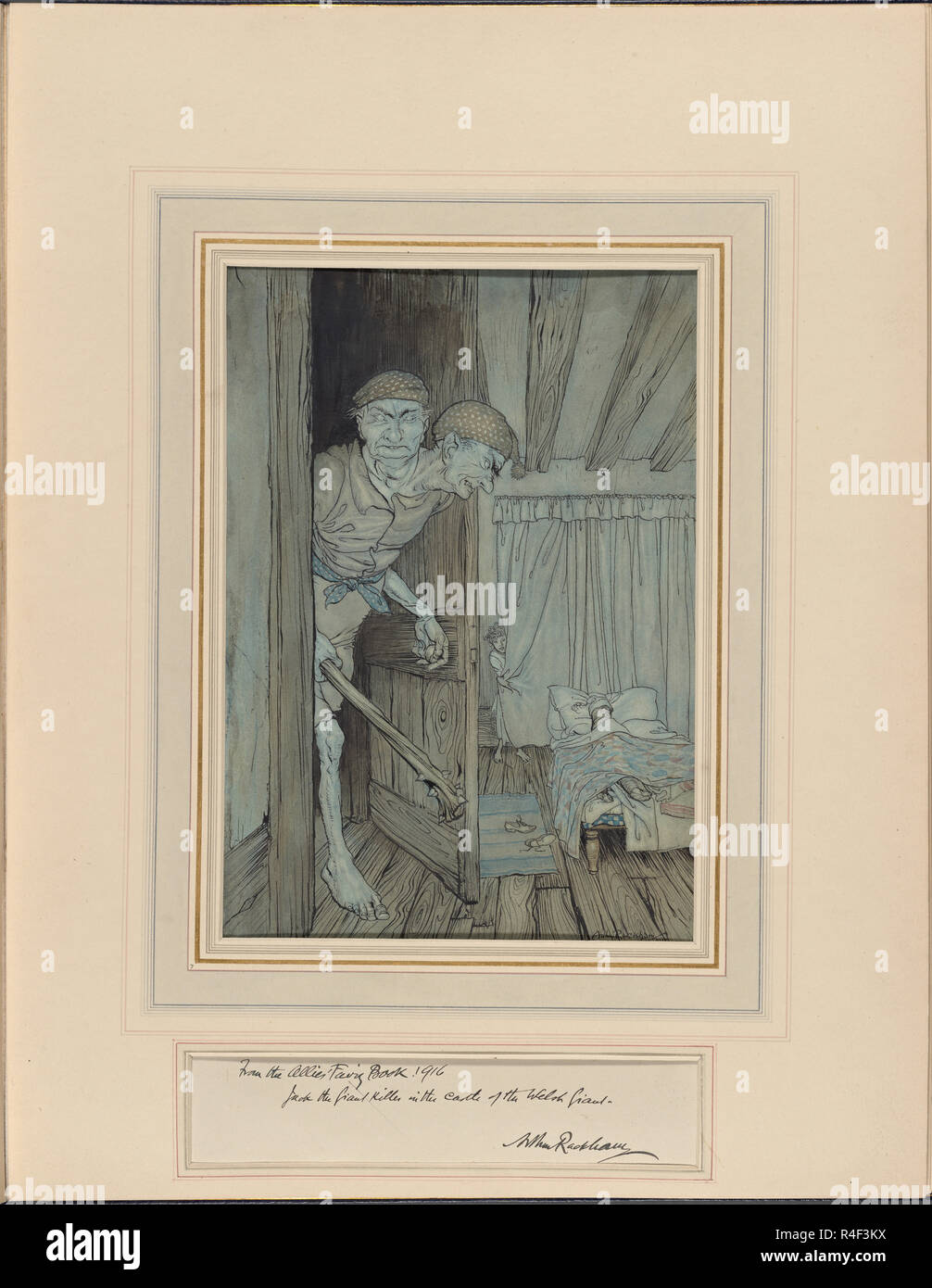 vintage illustration with a fantasy theme Stock Photo - Alamy