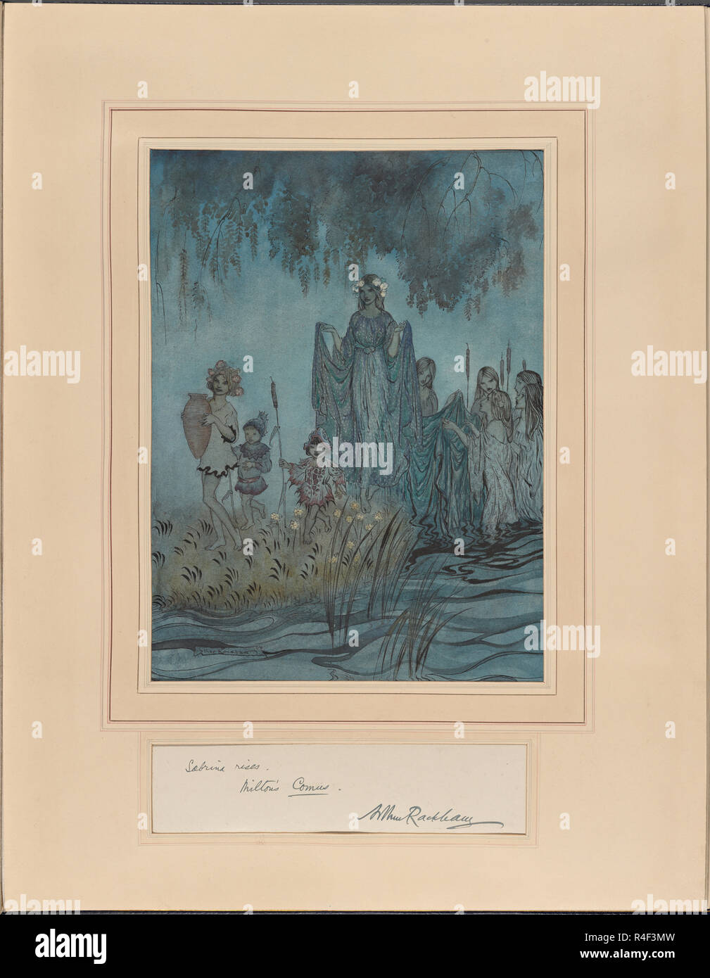 vintage illustration with a fantasy theme Stock Photo - Alamy
