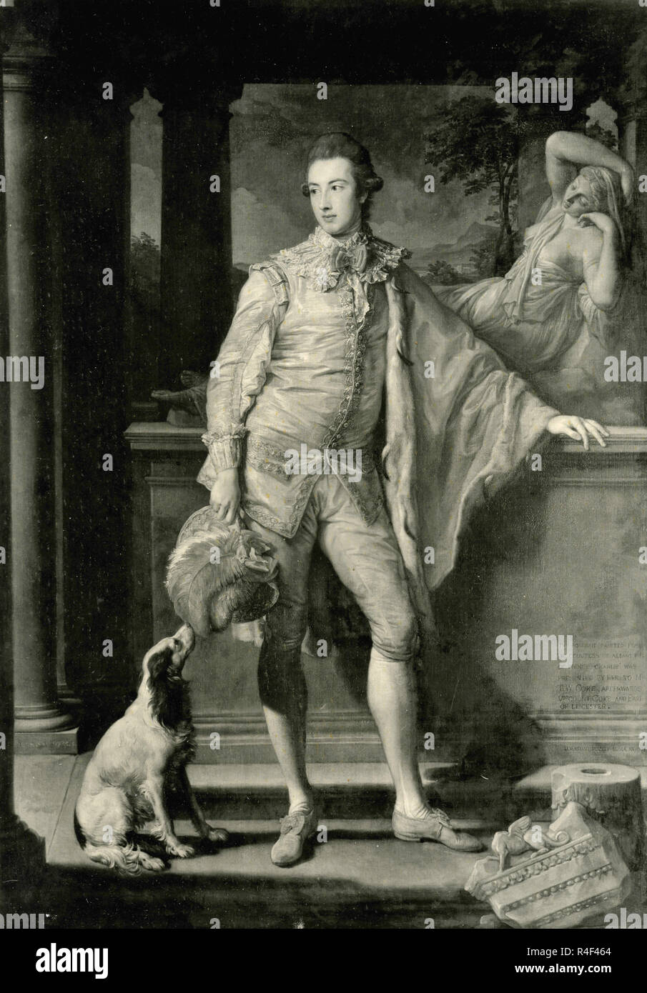 Portrait of Thomas William Coke, painting by Pompeo Girolamo Batoni ...