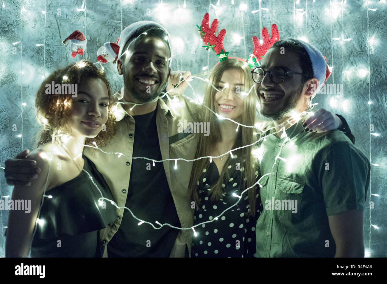 Young people celebrate new hi-res stock photography and images - Alamy