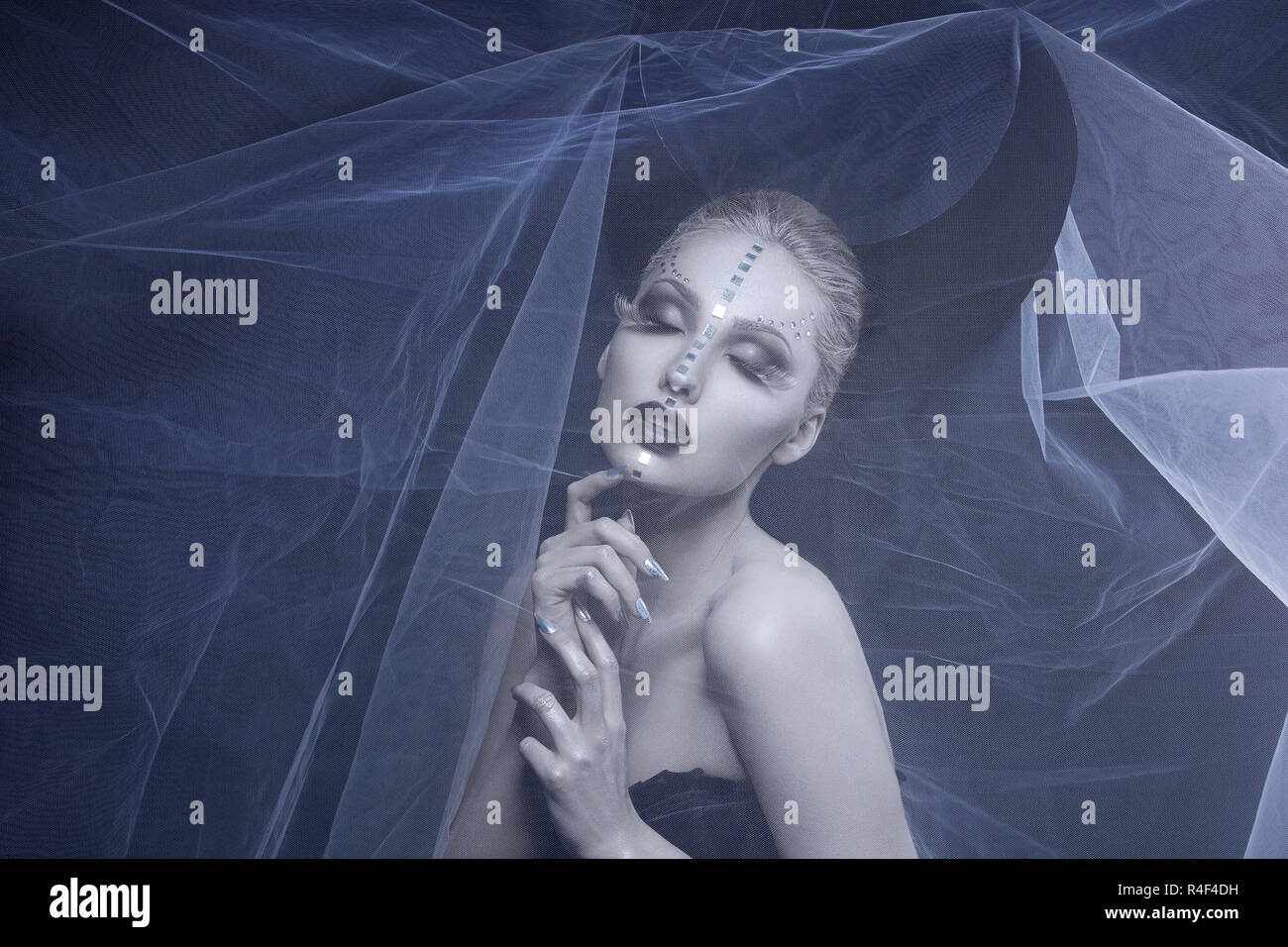 Beautiful moon girl Stock Photo - Alamy