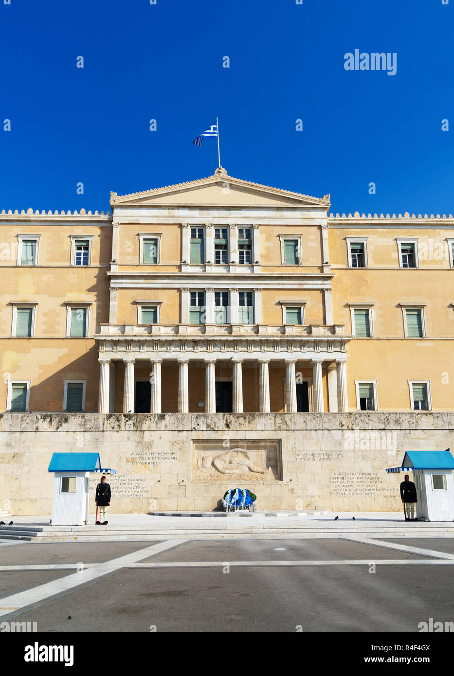 Building of Hellenic Parliament in Athens, Greece Stock Photo - Alamy