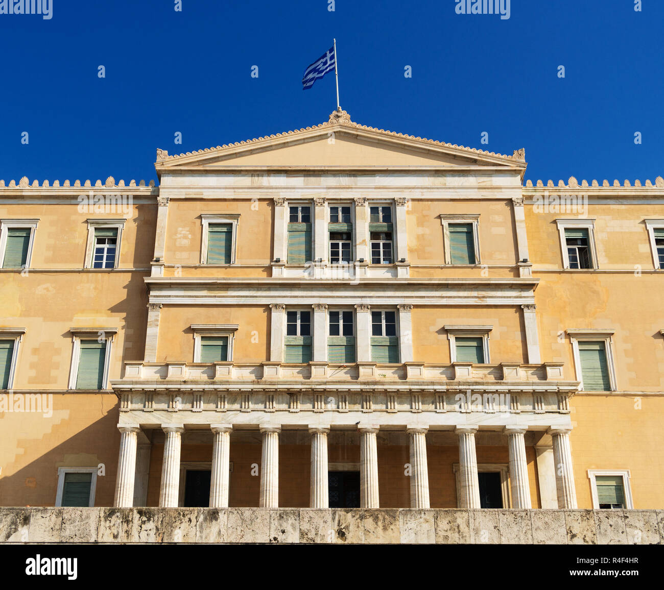 Building of Hellenic Parliament in Athens, Greece Stock Photo - Alamy