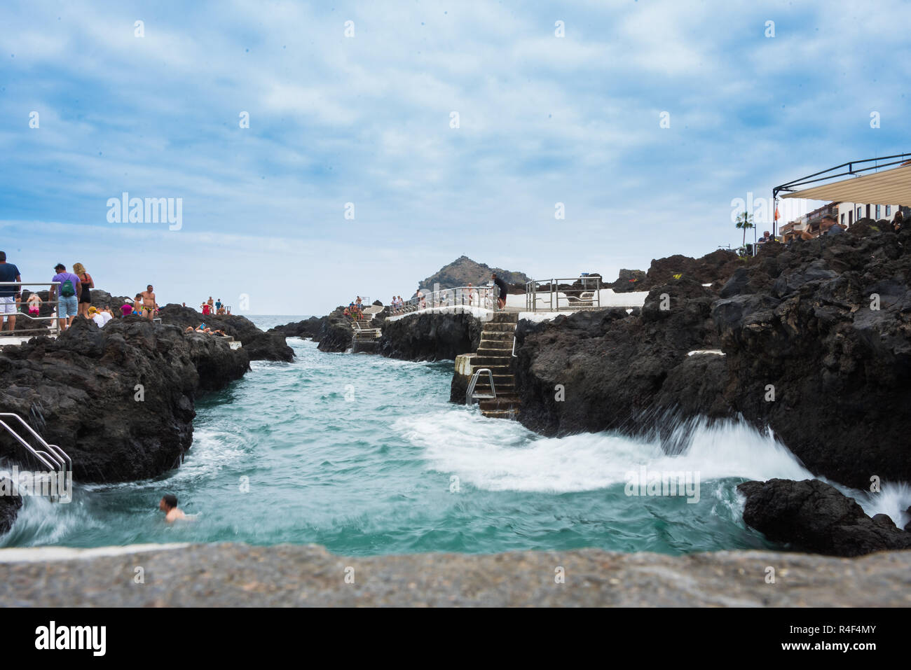 Lava swimming pool hi-res stock photography and images - Alamy